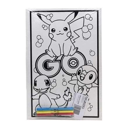 Pokémon Pikachu & Friends Velvet Colouring Board