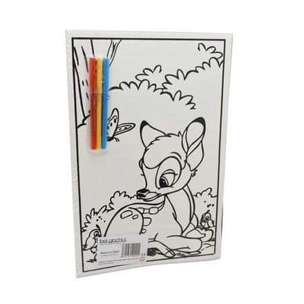 Bambi Velvet Colouring Board