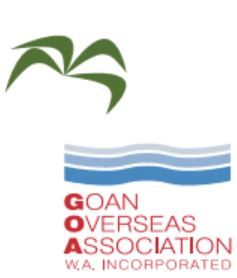 Goan Overseas Association in Perth - The Goan Overseas Association WA