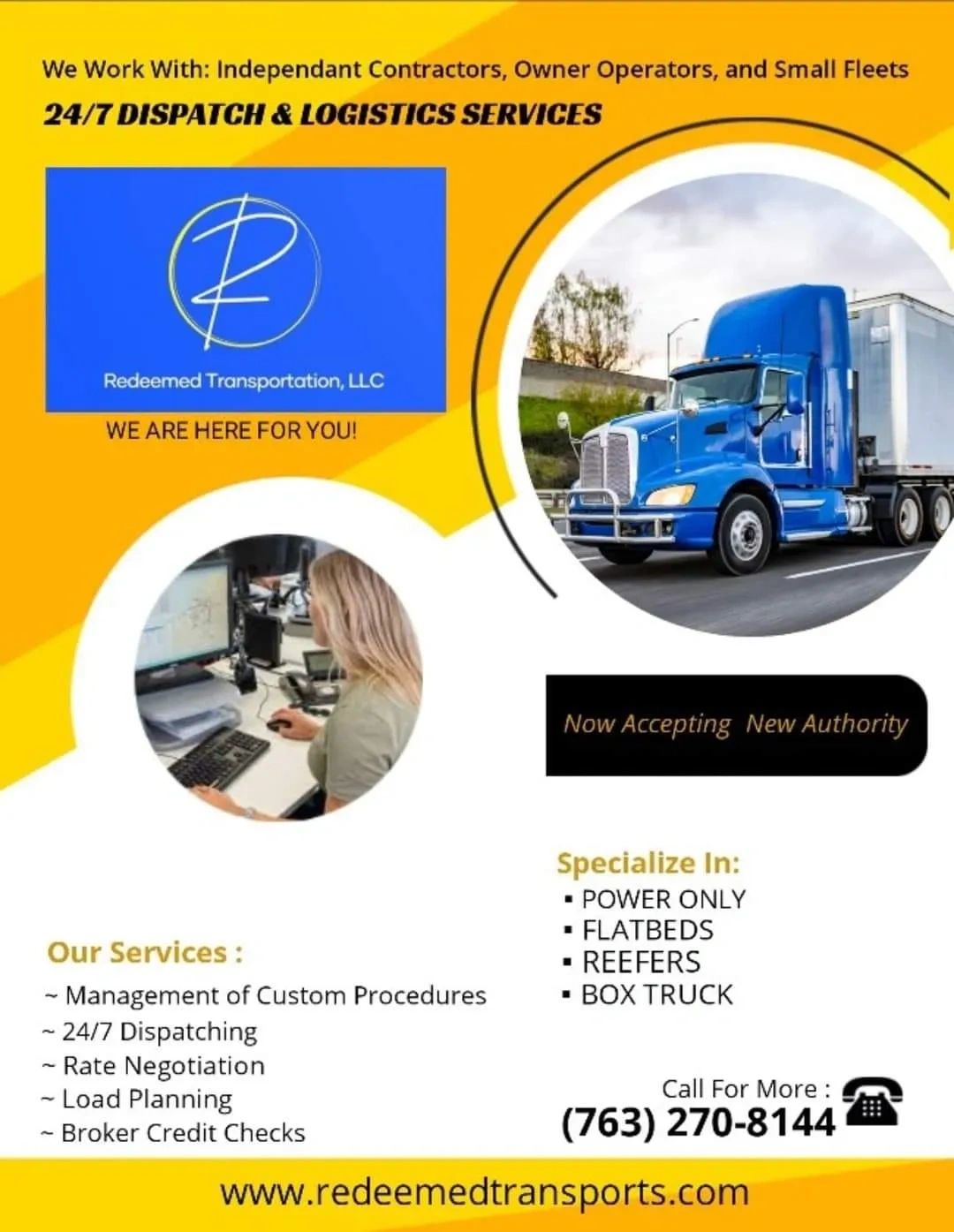 Redeemed Transportation LLC - Home