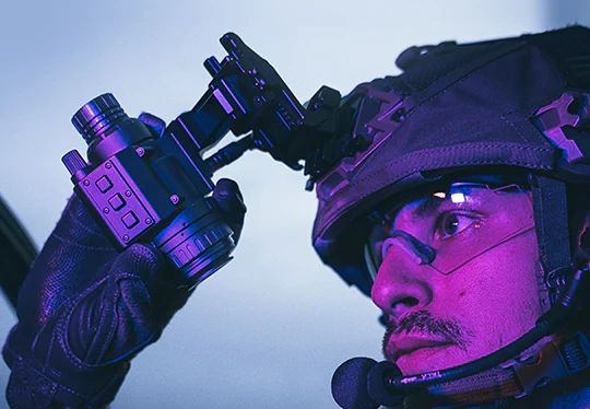 Helmet Mounted Night Vision