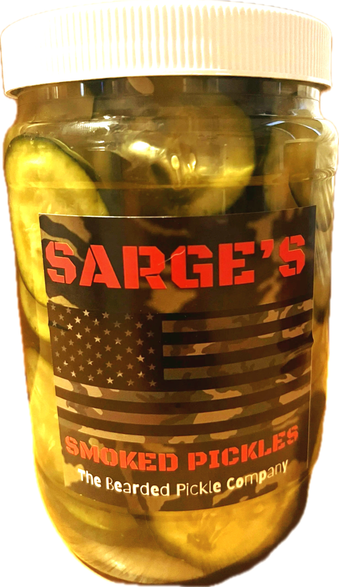 Sarge's Smoked Pickles - 32oz of Smoked, Spicy with a Hint of Sweetness ...