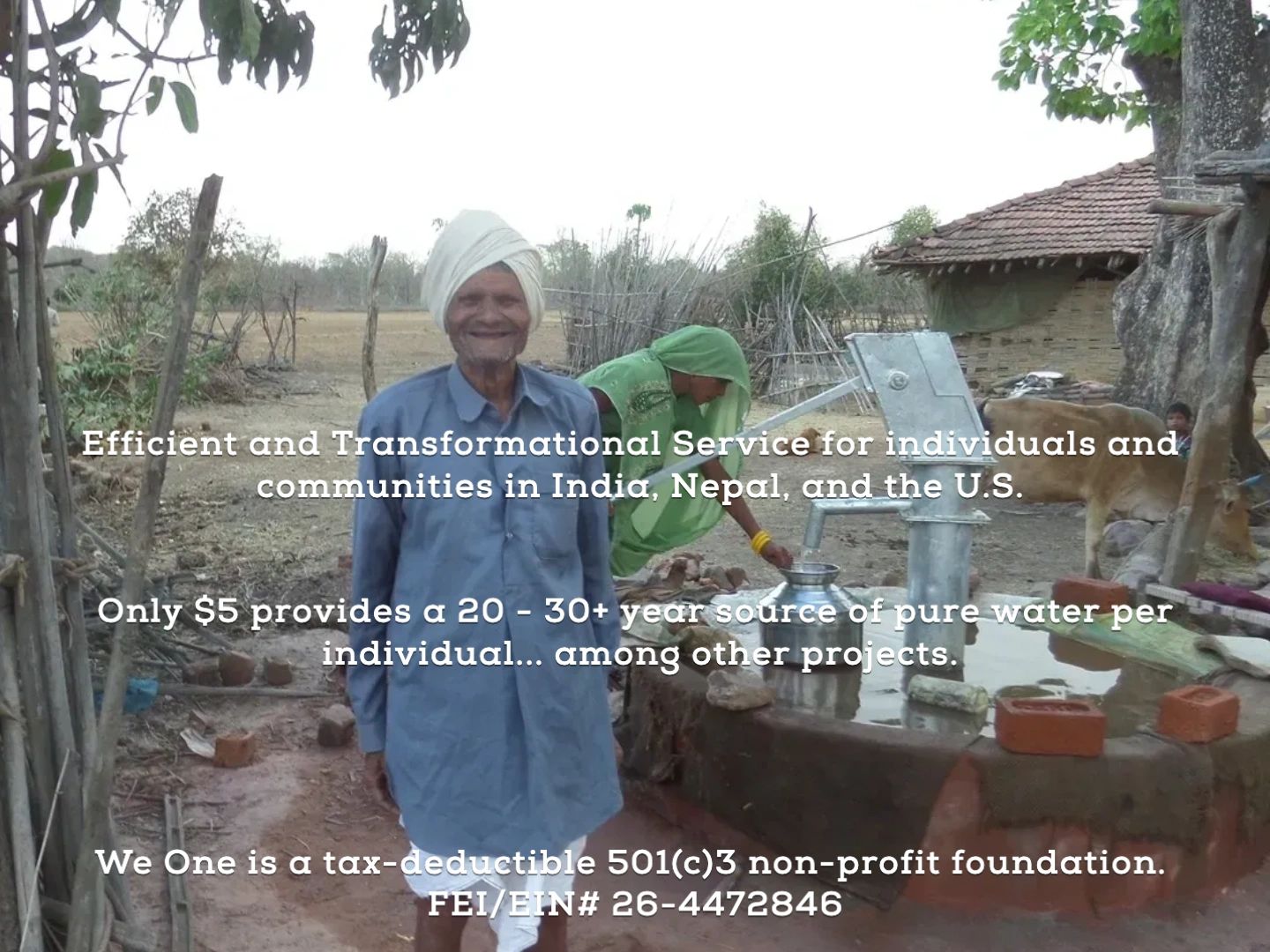 We One, inc. - Charitable Organization