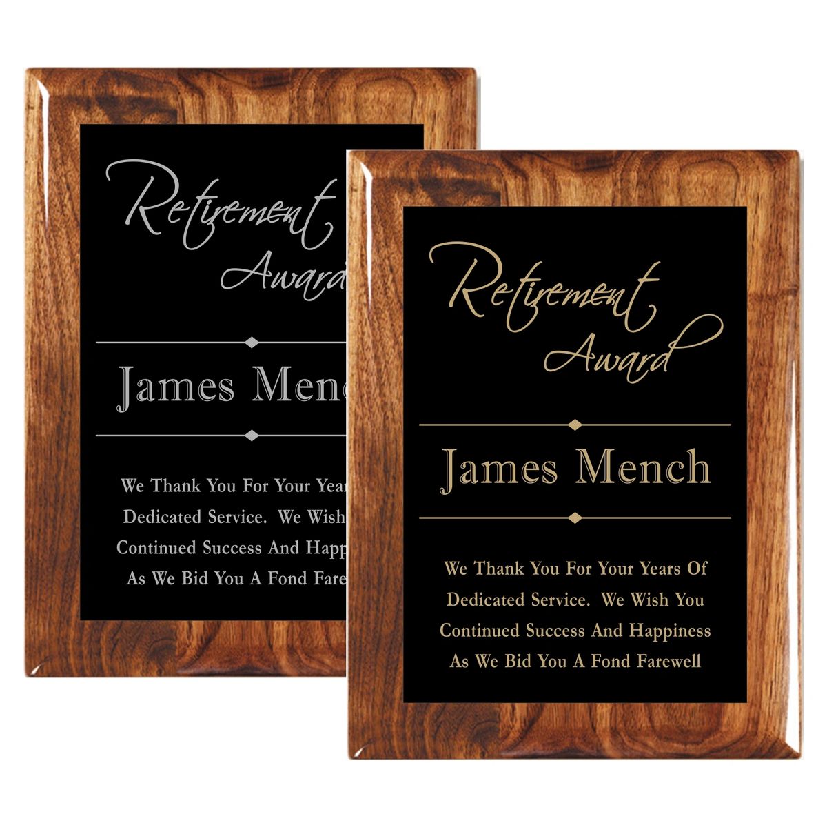 Premium Laser Plaque - Single Plate