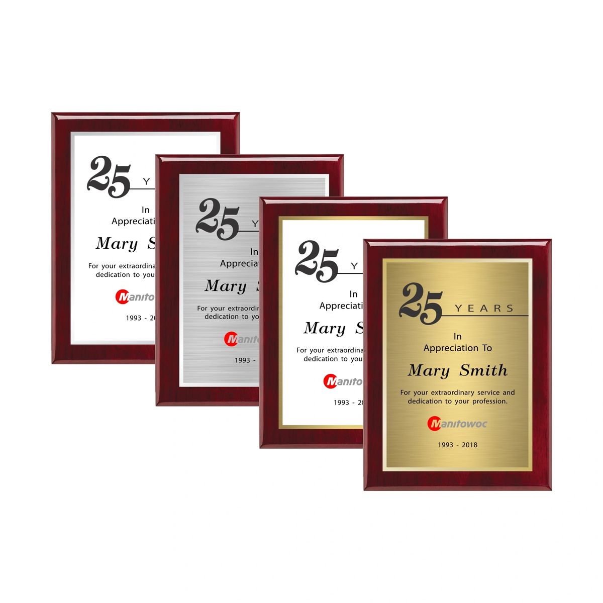 Premium Print Plaque - Double Plate