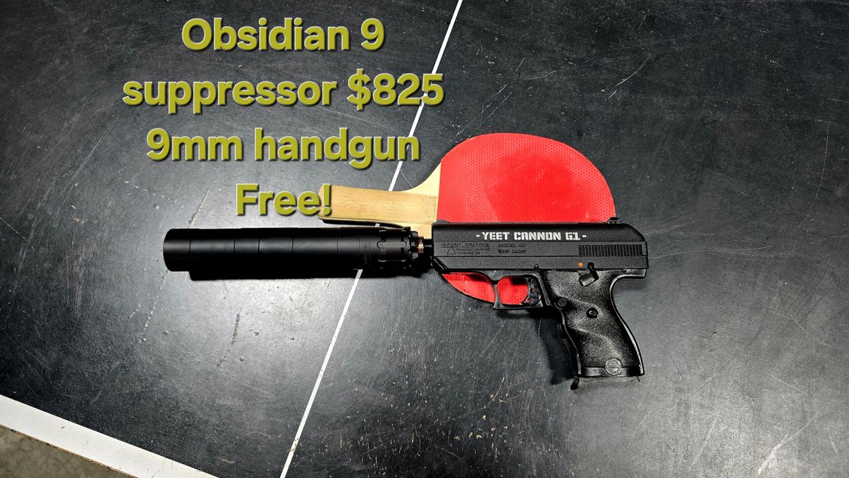 Rugged Obsidian 9 with free gun