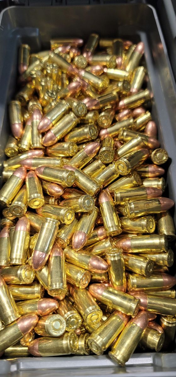 Bulk 9mm 1,000 rds 115gr FMJ