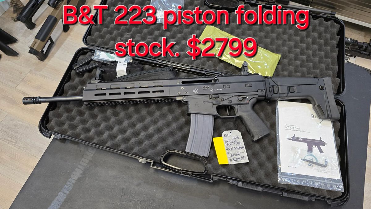 B&T 223 Piston Folding Stock