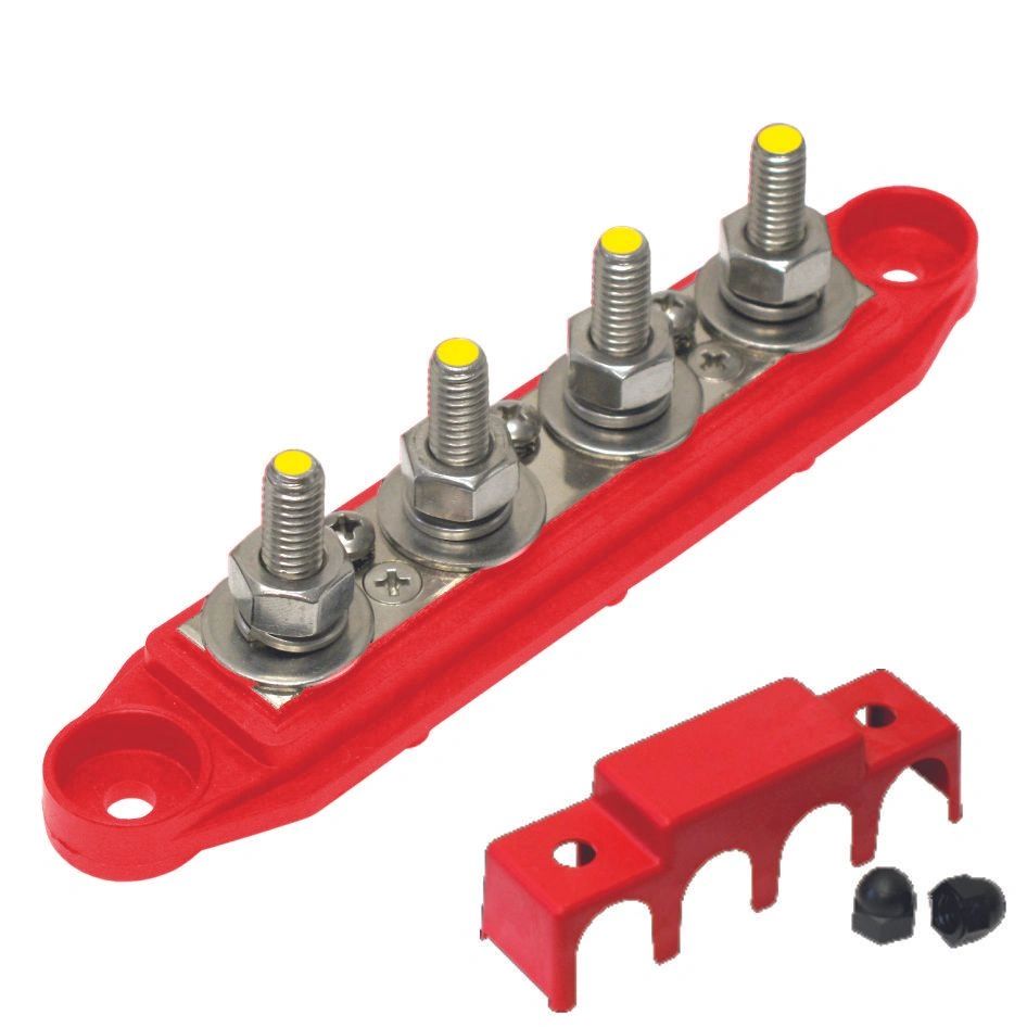 Heavy Duty Busbar 250A (Red)