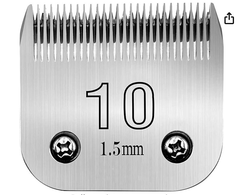 10# A5 Clipper Blades Grooming Clipper Replacement Blades - 1/16"(1.5mm)