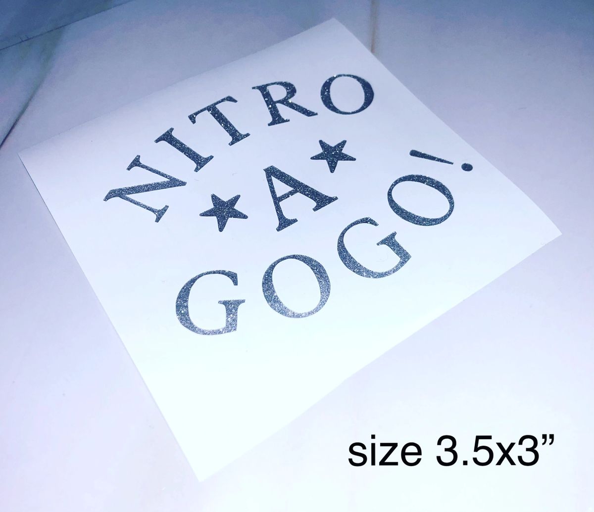 Nitro*A*gogo! shimmer decal