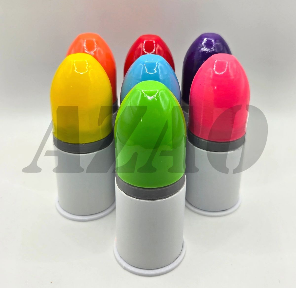 7-pk M781-37 37mm Colored Chalk Rounds