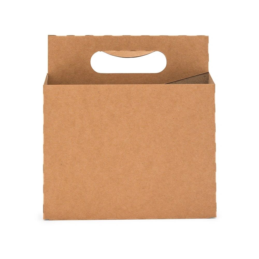 Kraft Cardboard Snack Caddy