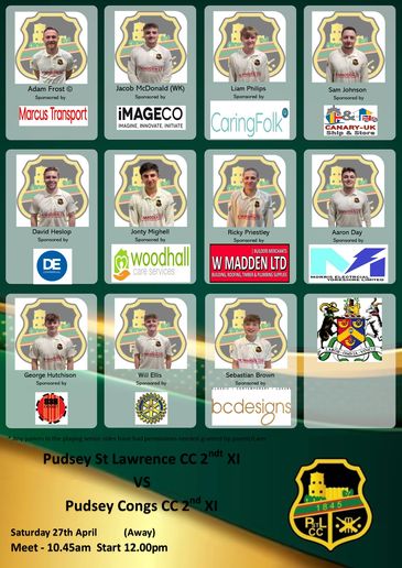 Team Selection - Pudsey St Lawrence CC