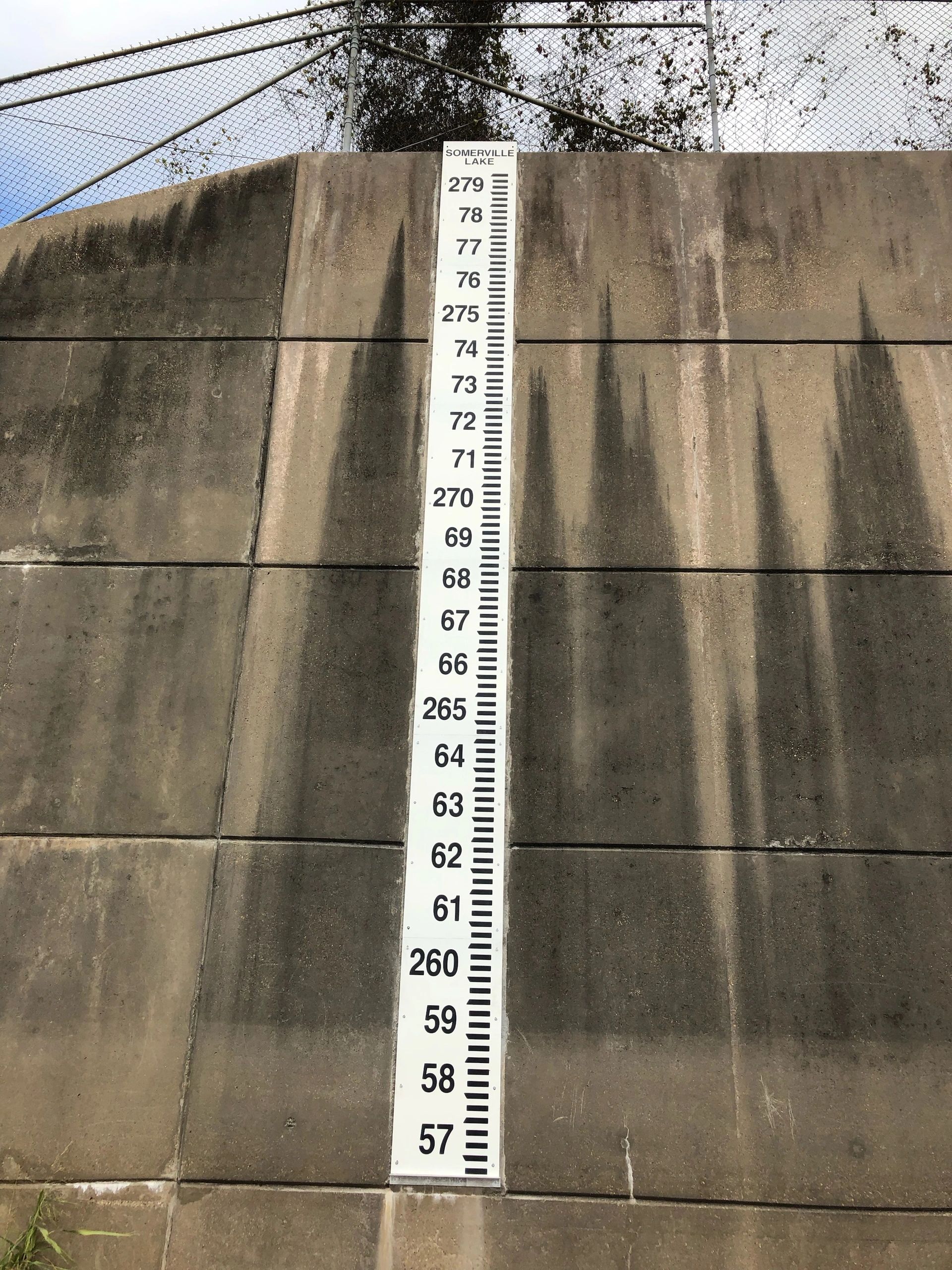 Texas USACE Staff Gauges