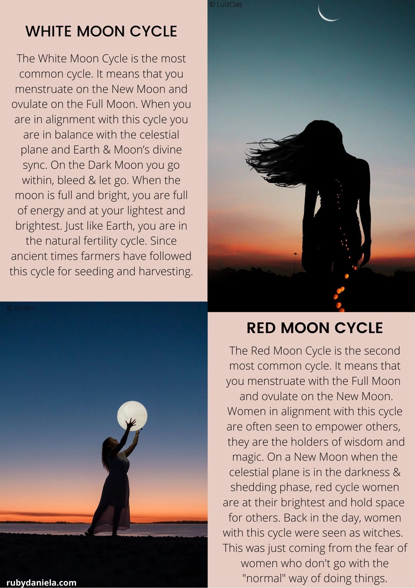 Red Moon Cycle & White Moon Cycle