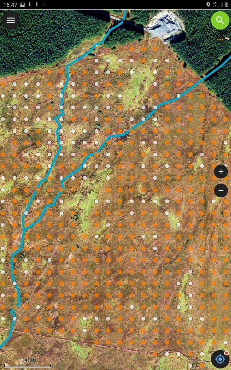 Peat depth survey - a modern approach