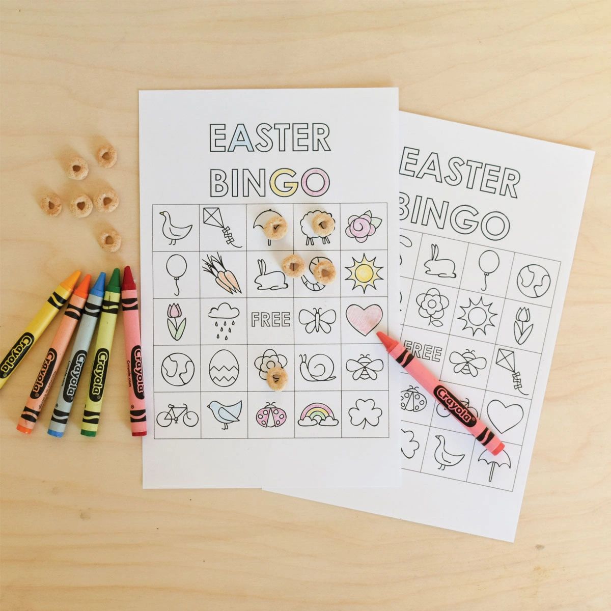 Free Easter Bingo Sheets