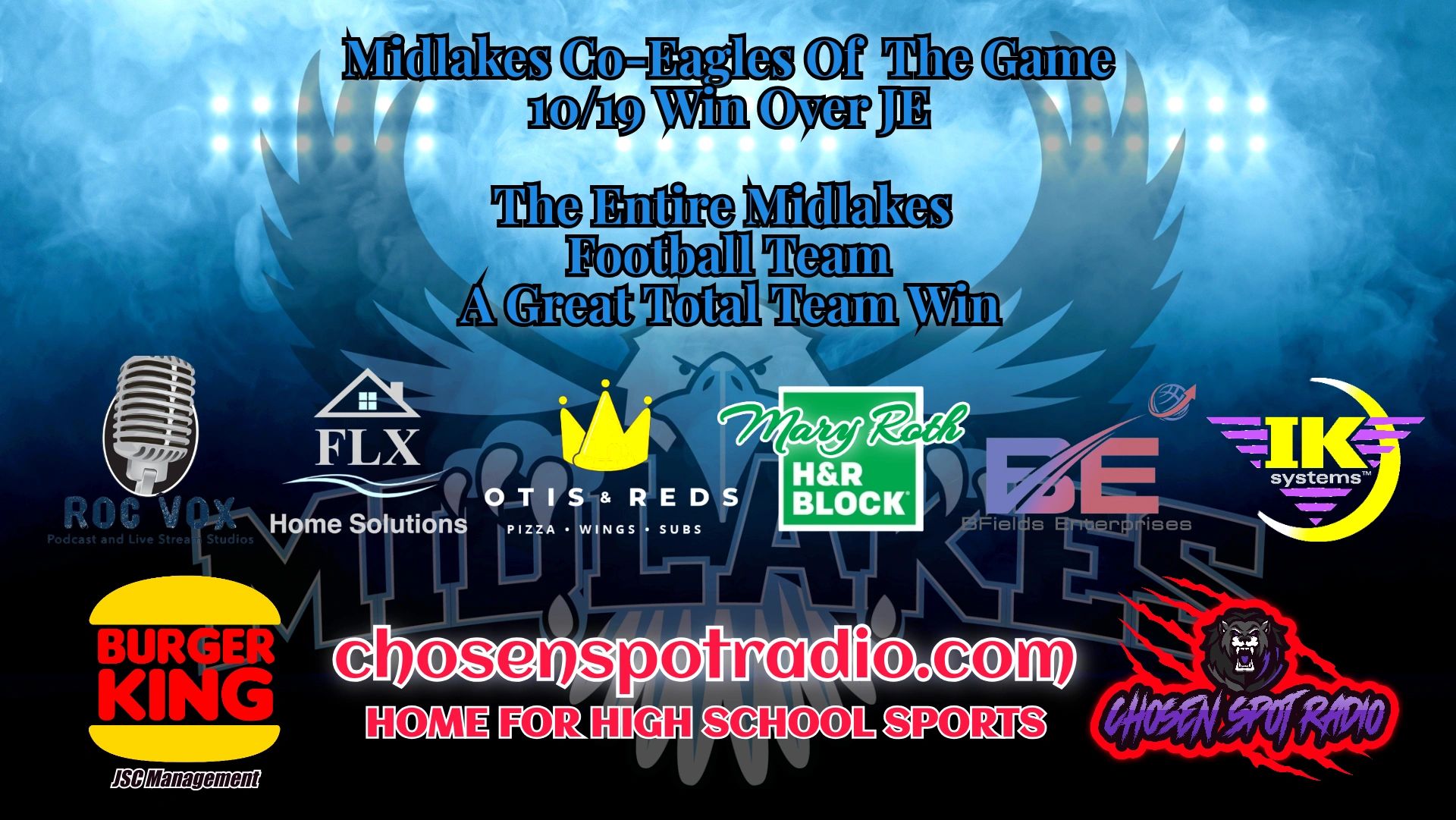 Sky Battle 2023 Goes To Midlakes Screaming Eagles!