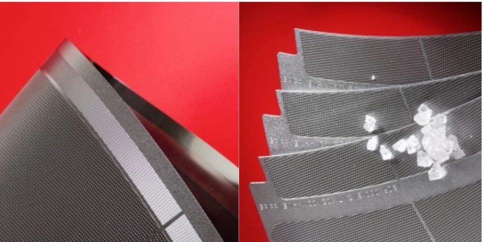 ELECTROFORMED NICKEL SCREENS WORKING SCREENS