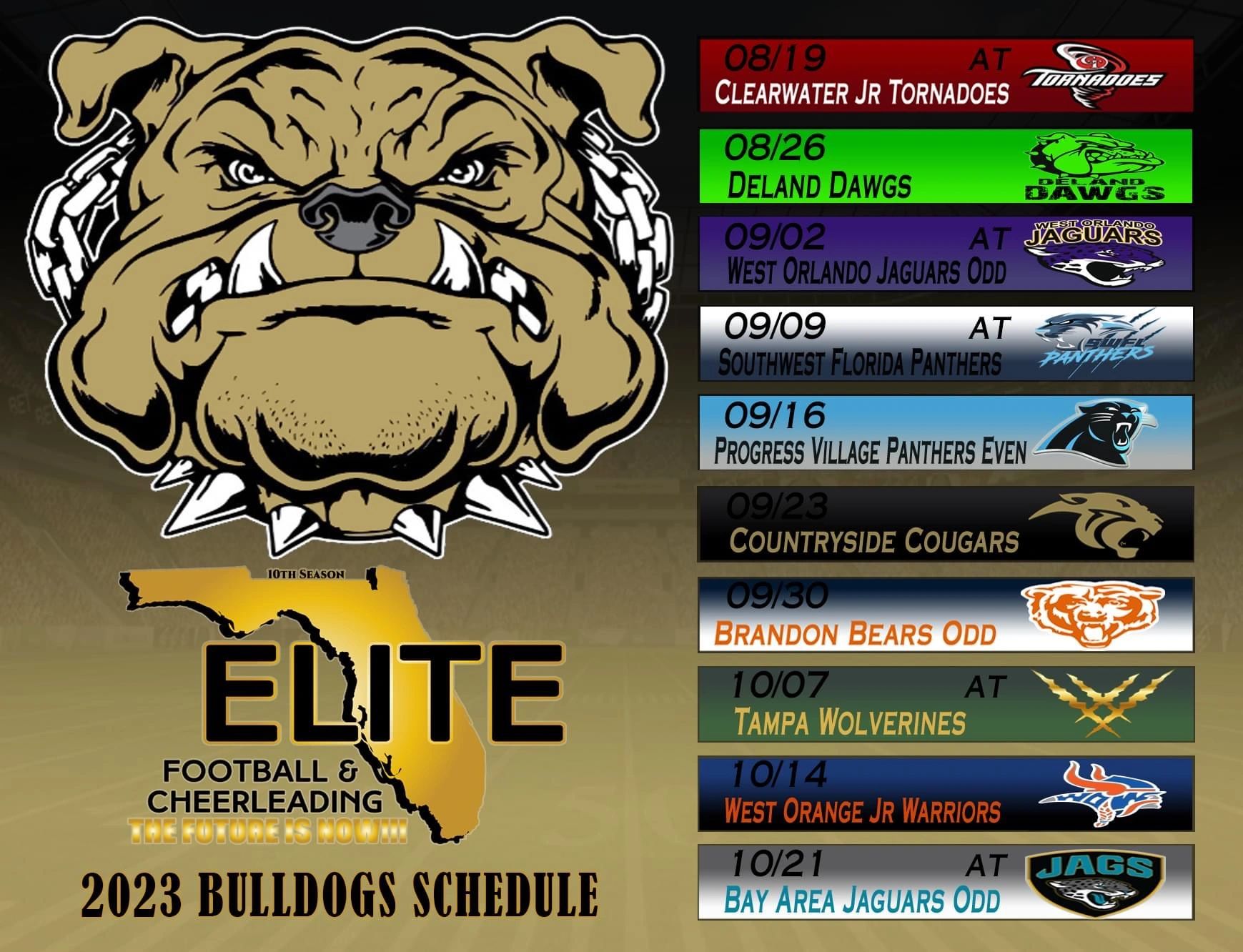 Game Schedule | Azalea Bulldogs