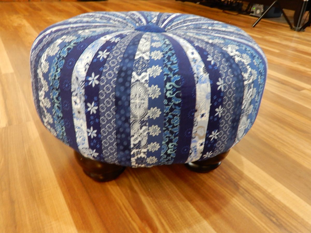 Ready Made Tuffet in Blue - Made in USA