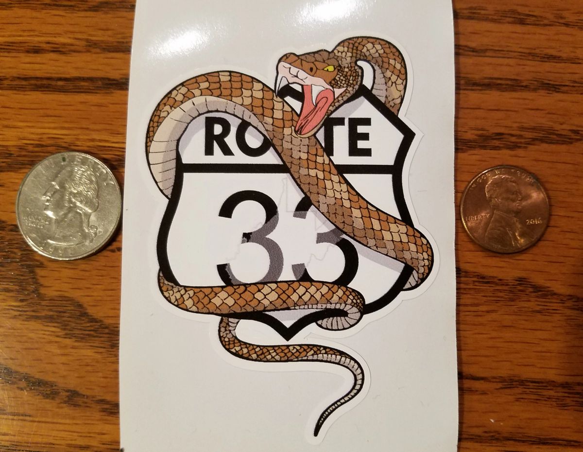Shenandoah Sidewinder Sticker