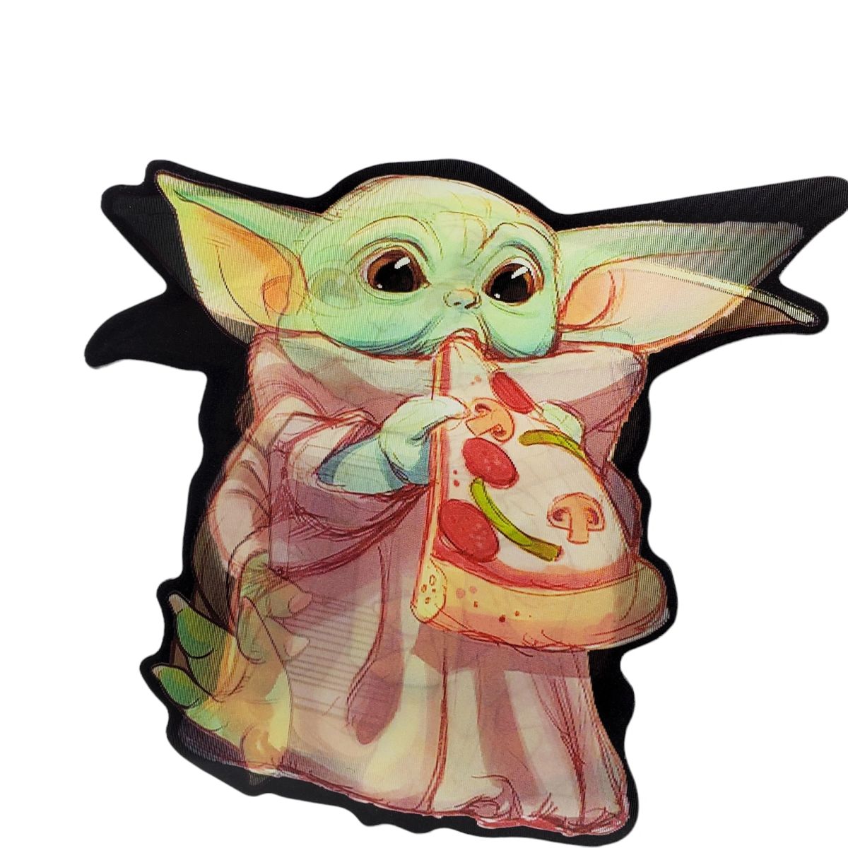 The Mandalorian Grogu 3D Car Sticker Peeker Lenticular