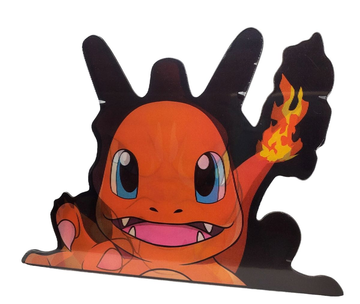 Pokemon Charmander Charmeleon Charizard 3D Car Sticker Peeker Lenticular