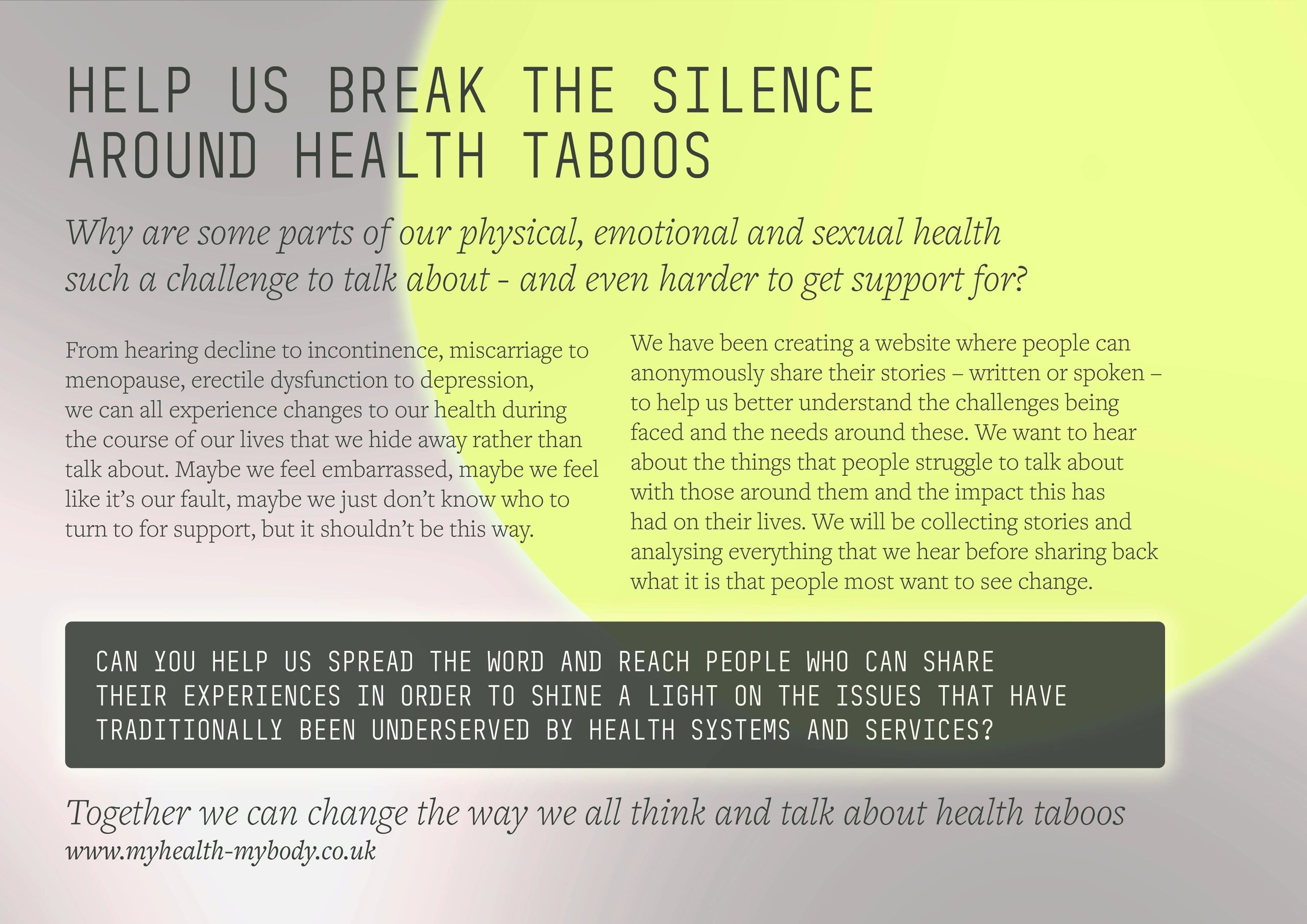 Health Taboos