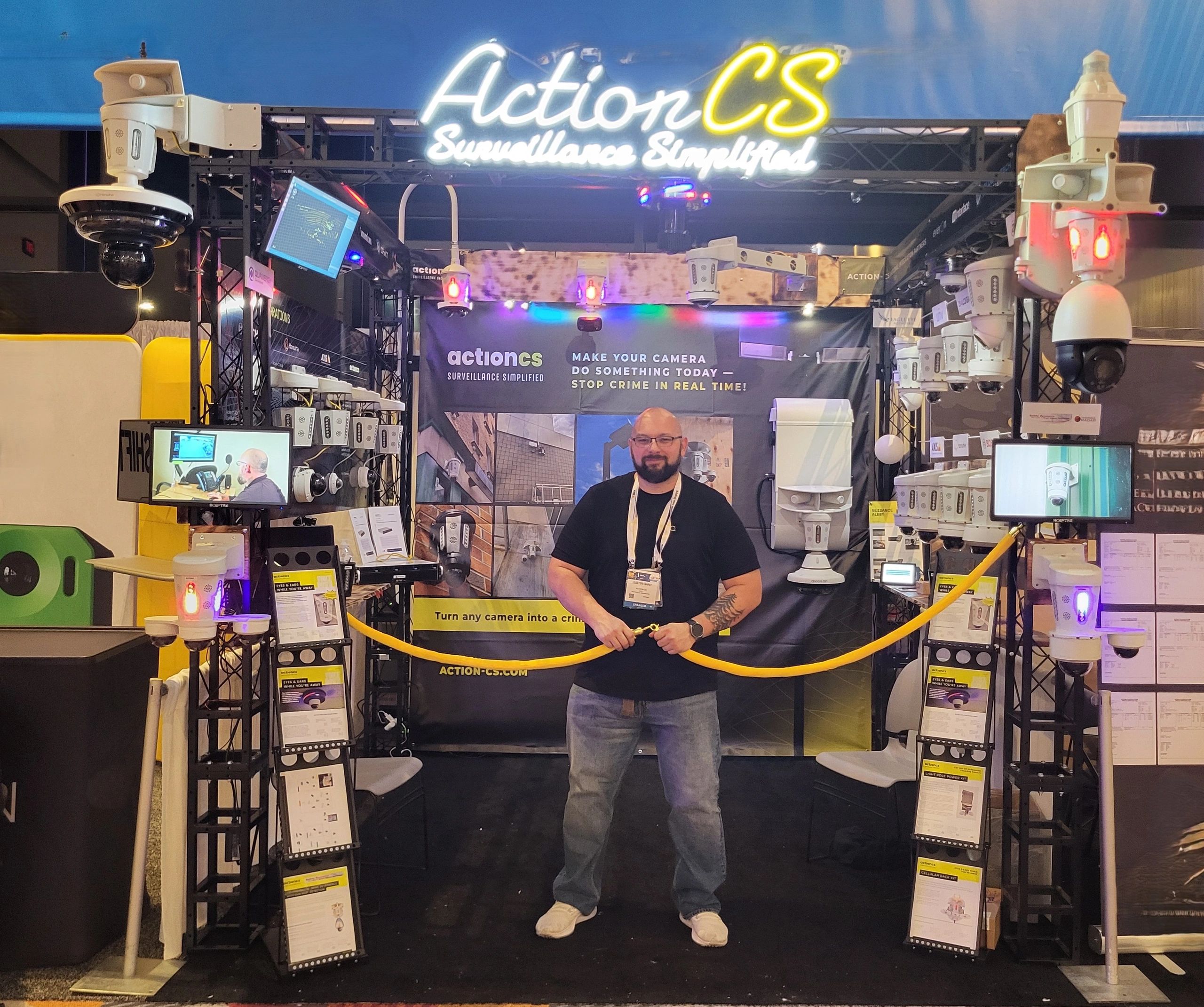 Action-CS Proactive Deterrence for Surveillance Made Easy!