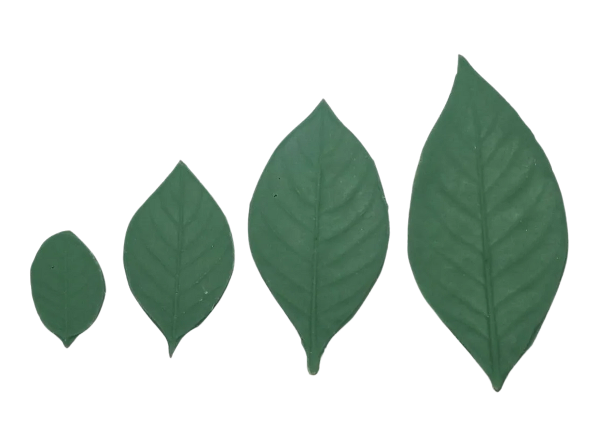 LP158 Cherry Rubber Leaf Forms (Set of 4)
