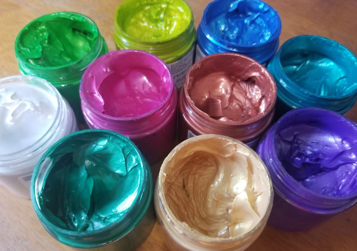 Metallic Cream Colors Kit (12 colors)