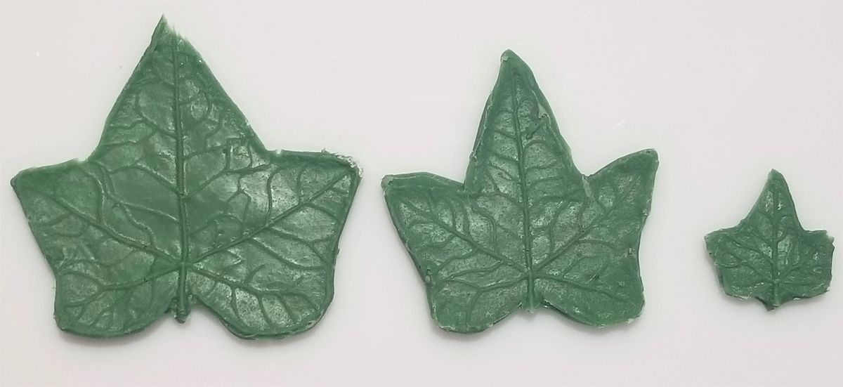 LP165 Ivy Rubber Leaf Forms (Set of 3)
