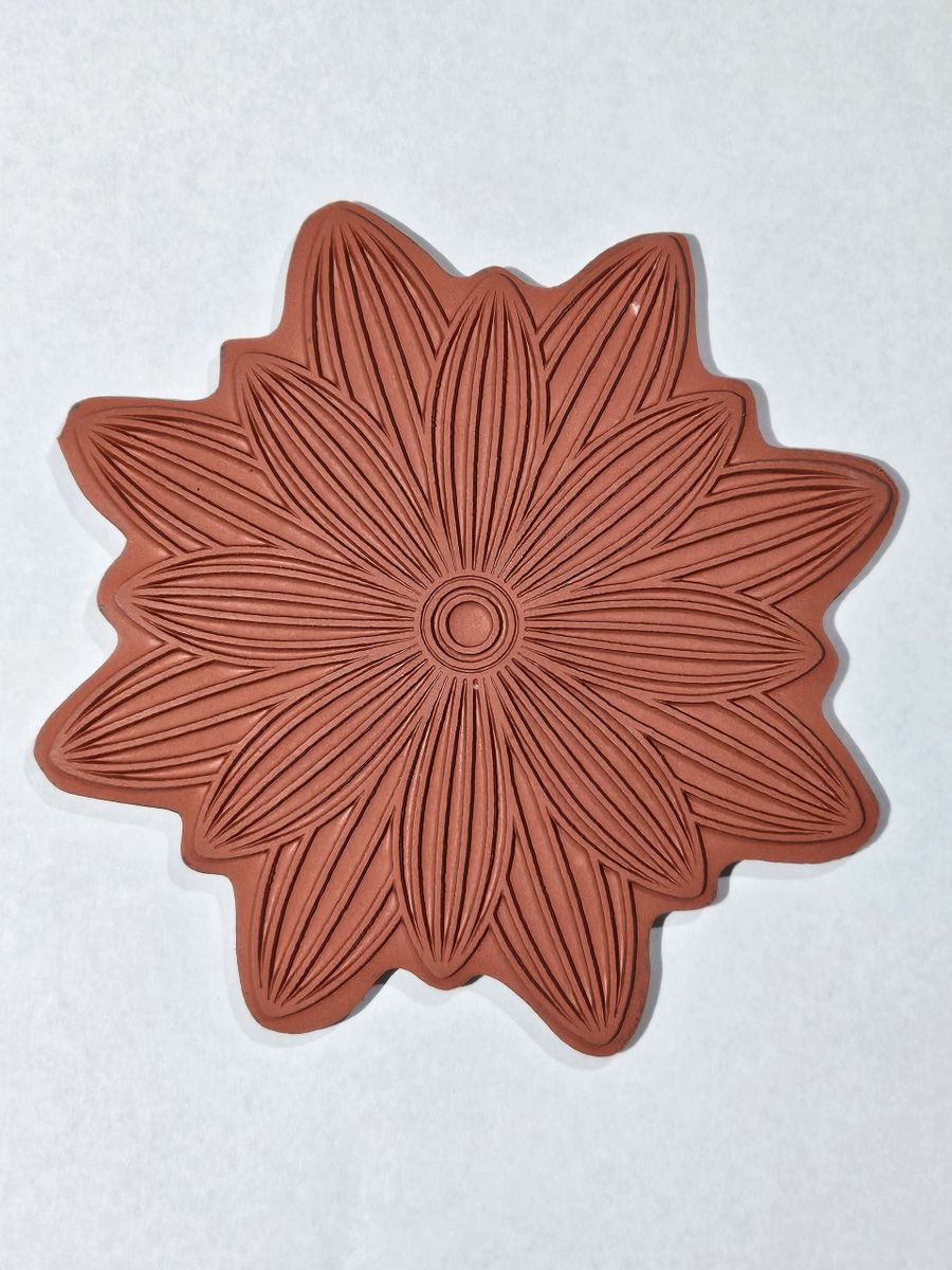 ST85 Lined Flower Stamp