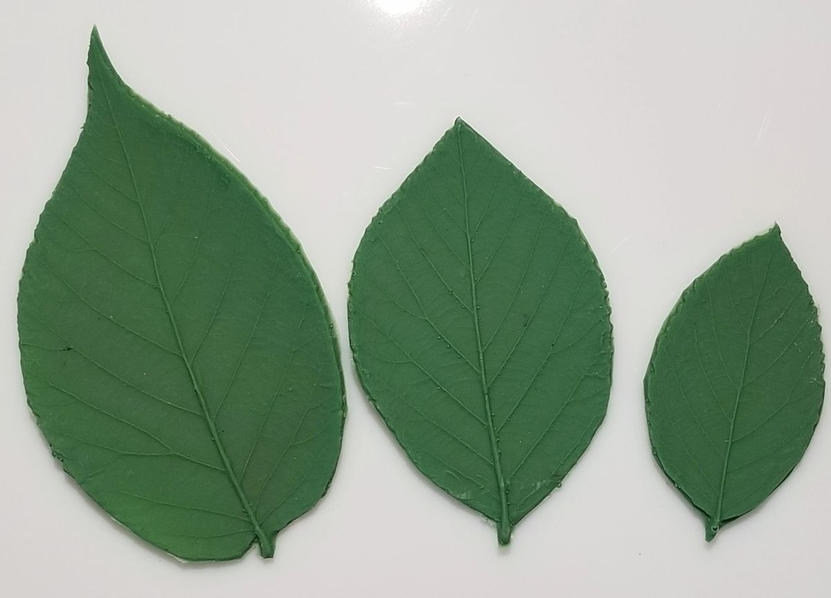 LP170 Berry Rubber Leaf Forms (Set of 3)