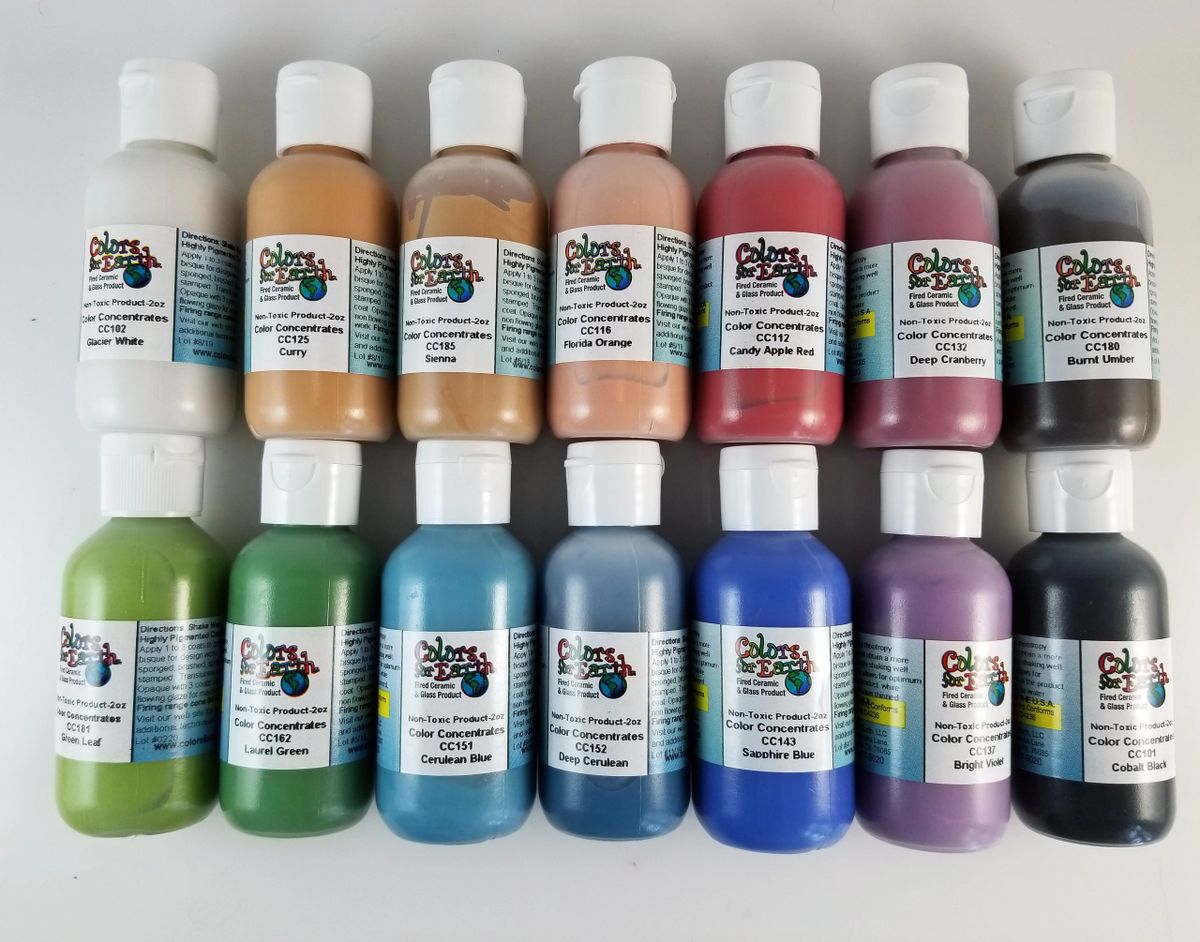 CFECCKIT1 Colors for Earth Color Concentrates Kit #1 (Size: 1 oz kit ...