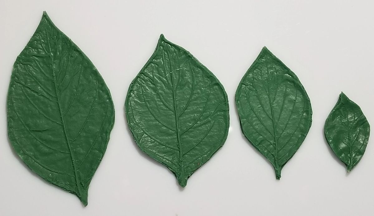 LP168 Dogwood Rubber Leaf Forms (Set of 4)