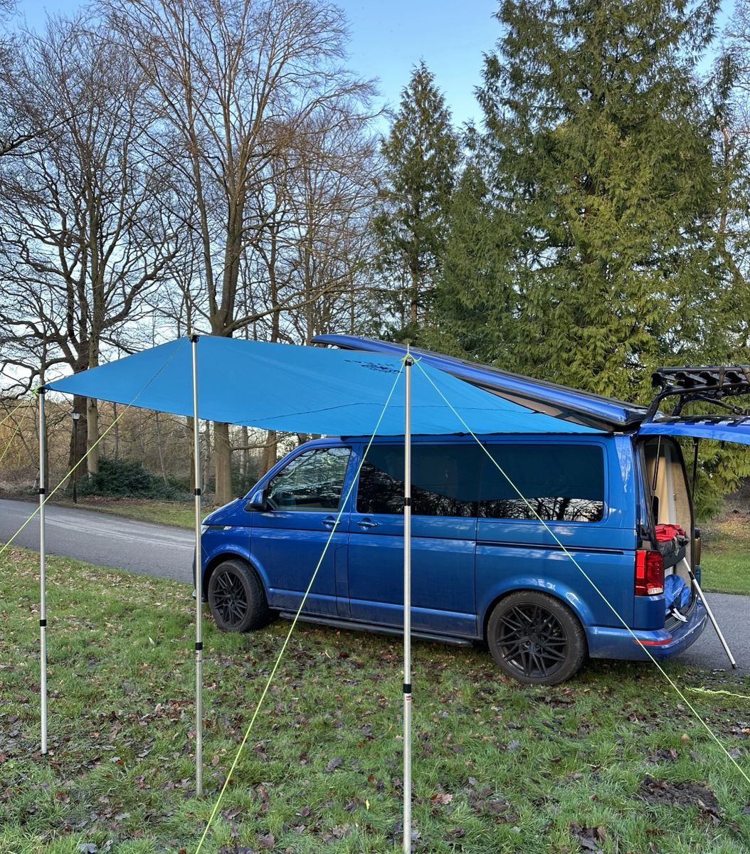 DELUX Wild Earth Sun Canopy for ANY Camper Van 2.4 X 3 Metres - LIGHT ...
