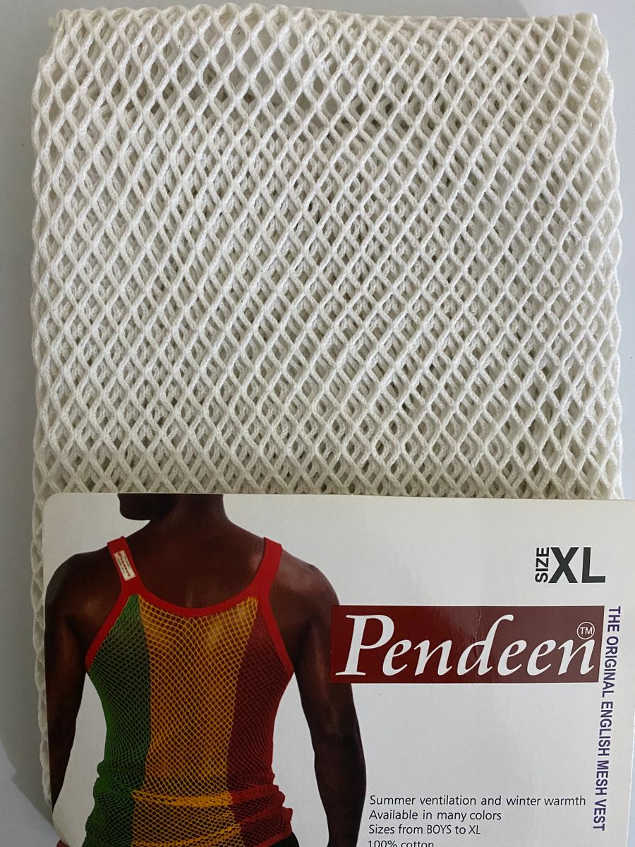 MESH MARINA PENDEEN VEST 100% COTTON SOFT NIC GOOD LOKING QWALTE