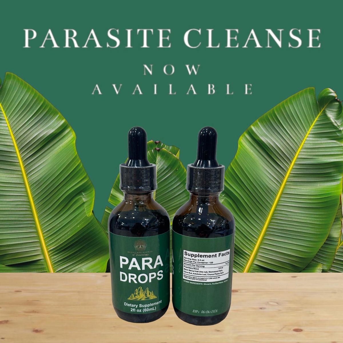Parasite Cleanse 2 oz bottle