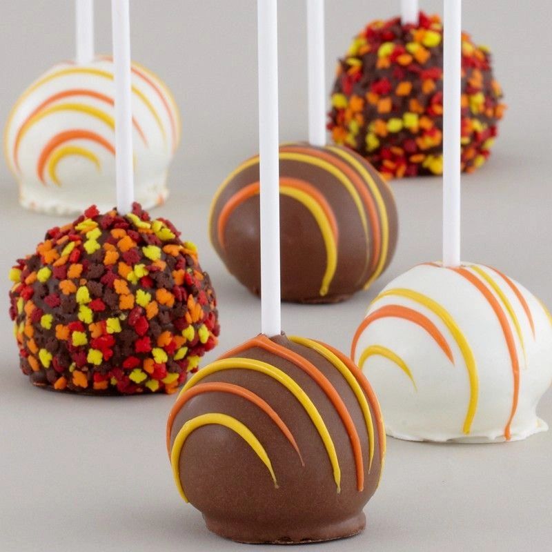 Fall Cake Pops (12 Cake Pops)