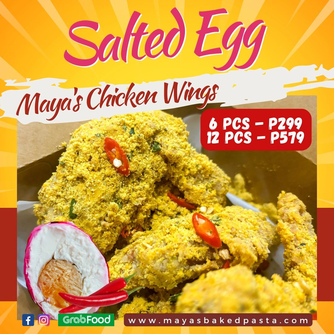 Maya's Salted Egg Chicken Wings
