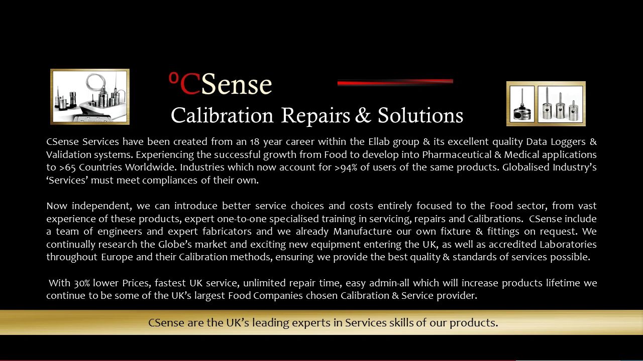 CSense-Calibration Services & Solutions for Data Logging Systems ...
