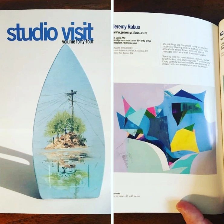 Jeremy Rabus Paintings featured in Studio Visit Magazine