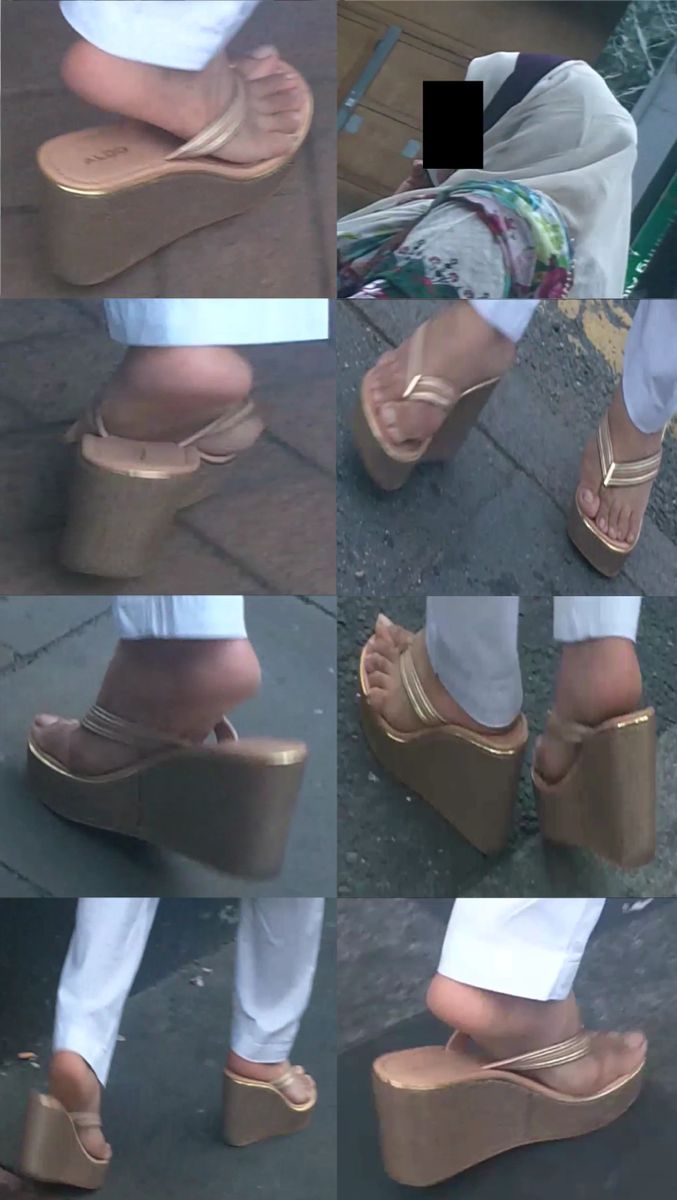 Arab Asian MILF Light Toned Cute Feet Toes & Soles Exposure In Gold ...