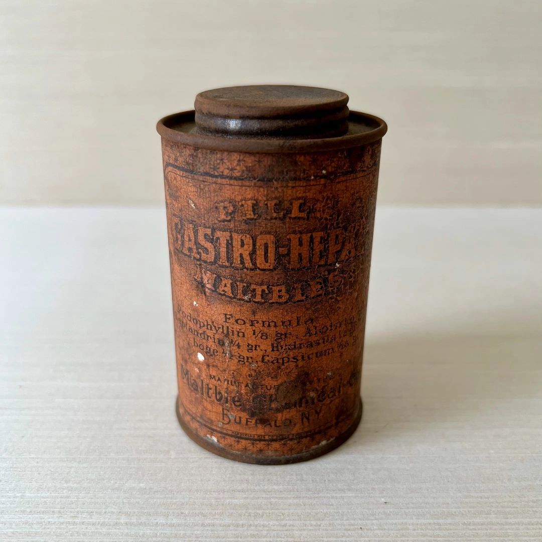 Vintage Gastro-Hepa Maltbie's Formula Tin
