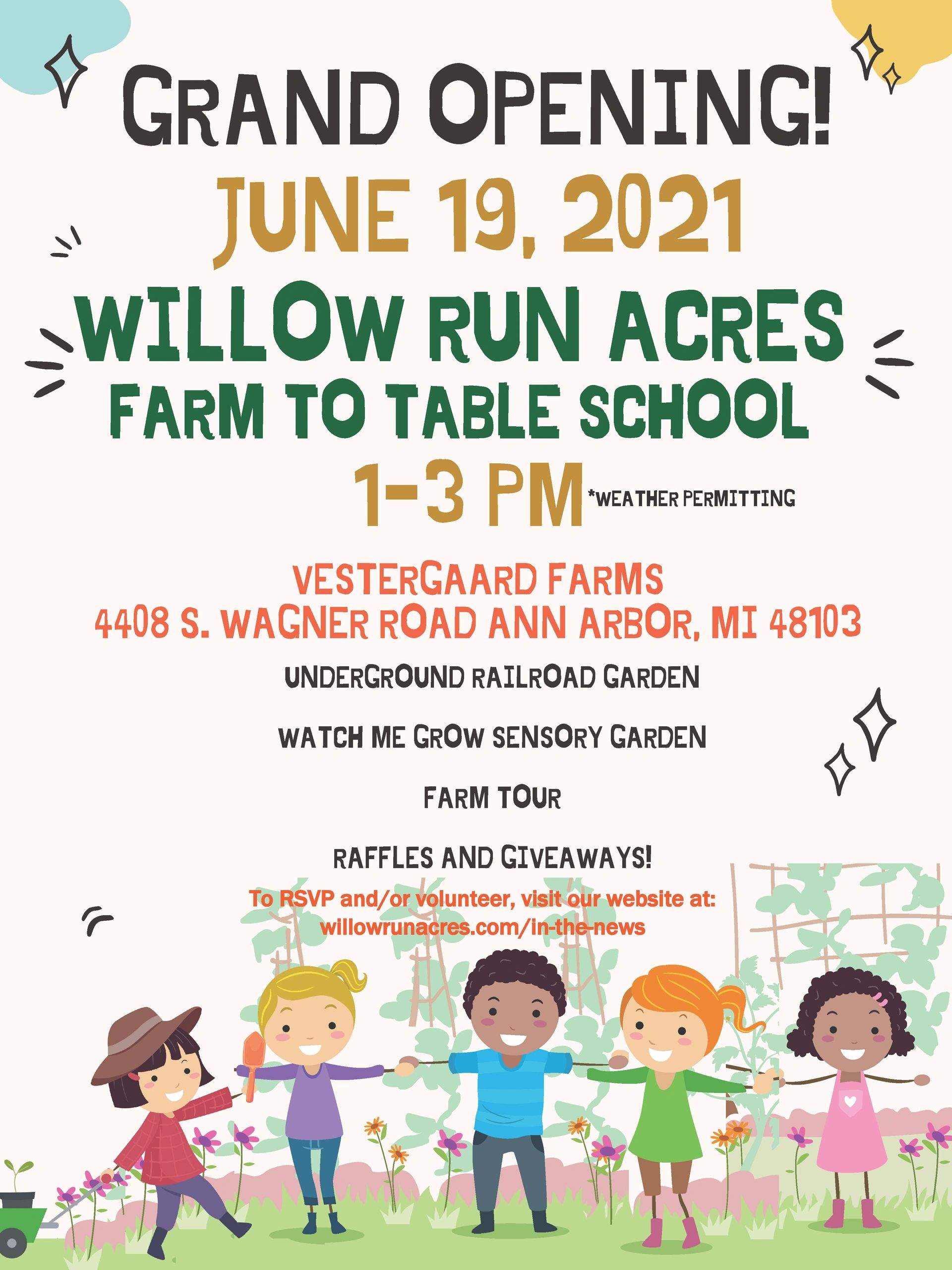Grand Opening for Willow Run Acres!