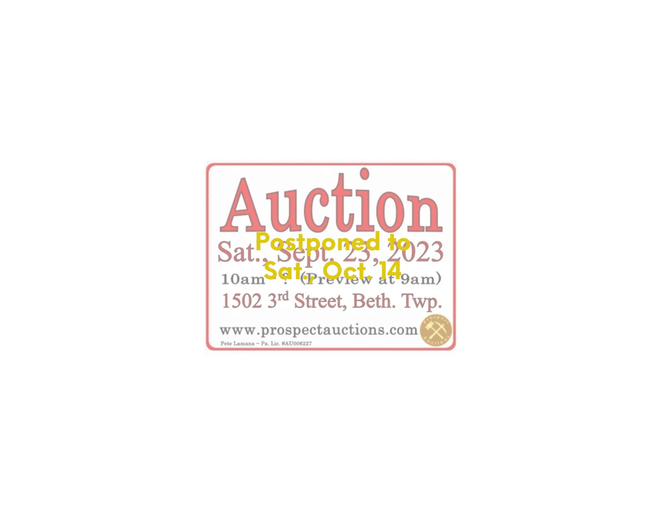 Prospect Auctions, LLC - Auction Services, Online and Live Auction ...