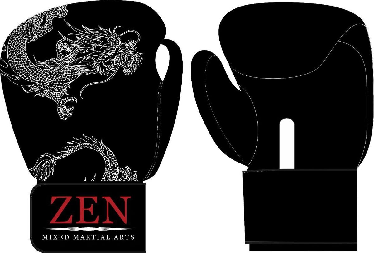 Zen Muay Thai Dragon Boxing Gloves